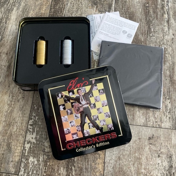 Toys | Elvis Presley Checkers Collectors Edition Tin | Poshmark